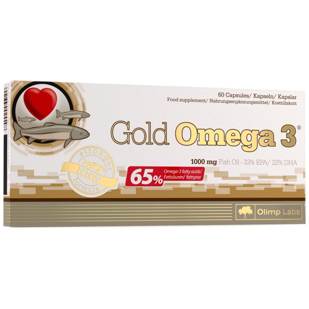Gold Omega 3 65 % - 60 капсули – Nutra Best Bulgaria