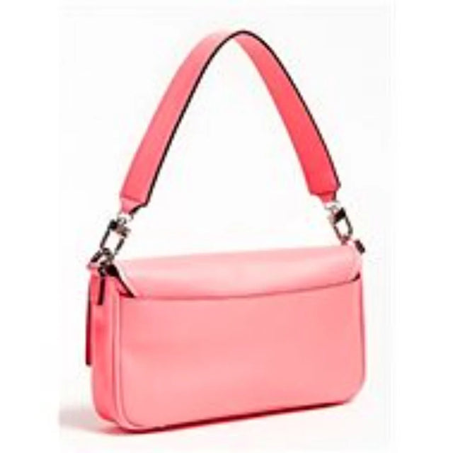 Guess, Brightside, Polyurethane, Textile Bag, 4G Logo, Neon Pink, For ...