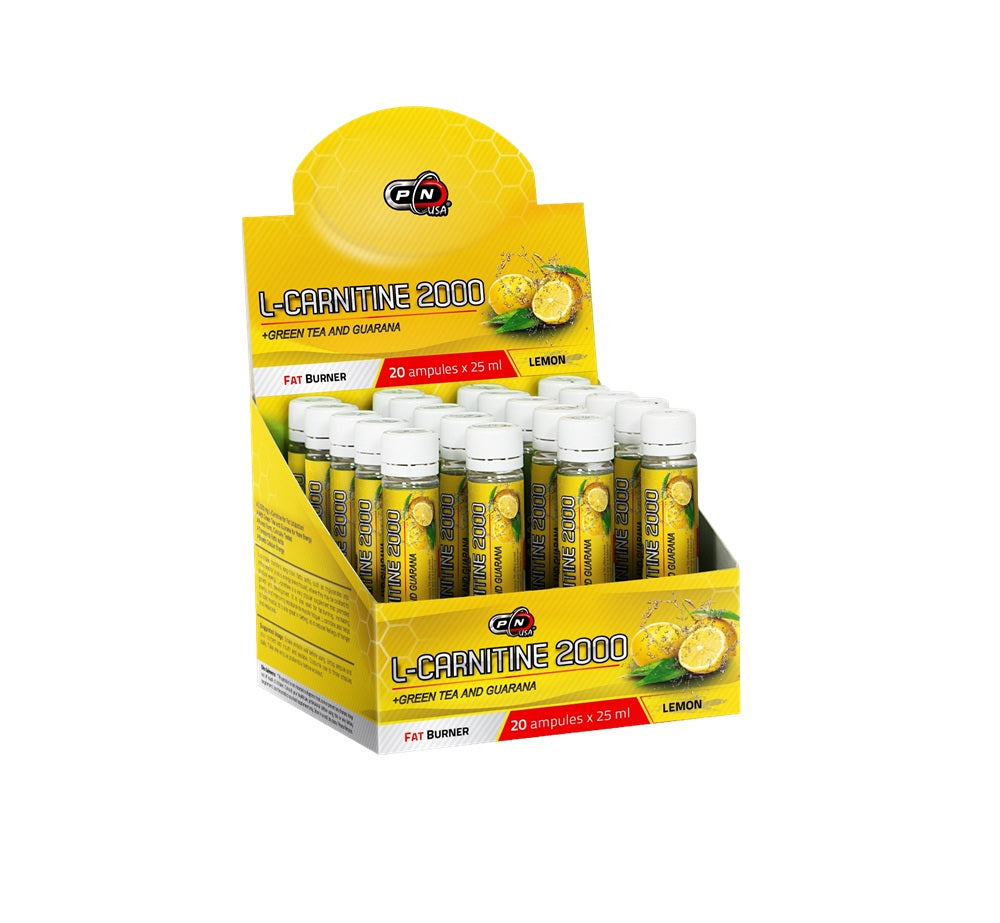 L-CARNITINE 2000 МГ ЛИМОН - 25 МЛ Ампула – Nutra Best Bulgaria